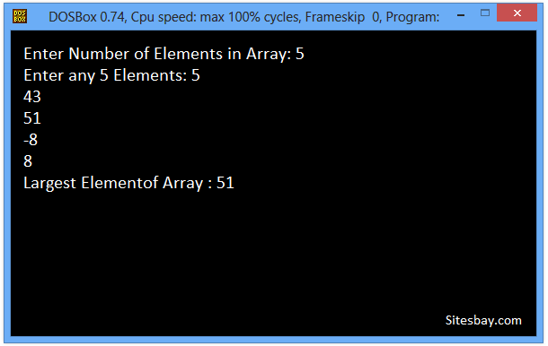 C++ Program to Find Largest Element of an Array - C++ Programs C++ Program to Find Largest Element of an Array - C++ Programs